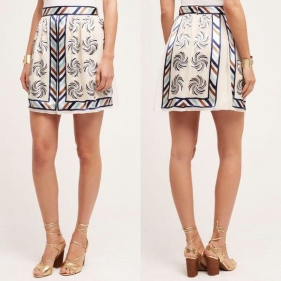 Anna Sui | Skirts | Anthro X Anna Sui Collaboration Pinwheel Skirt Silk ...